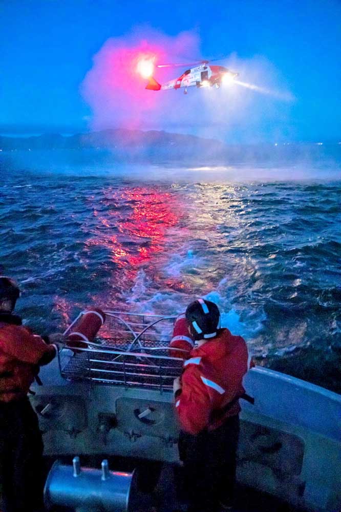 Chinook father and boy airlifted from capsized boat | Chinook Observer