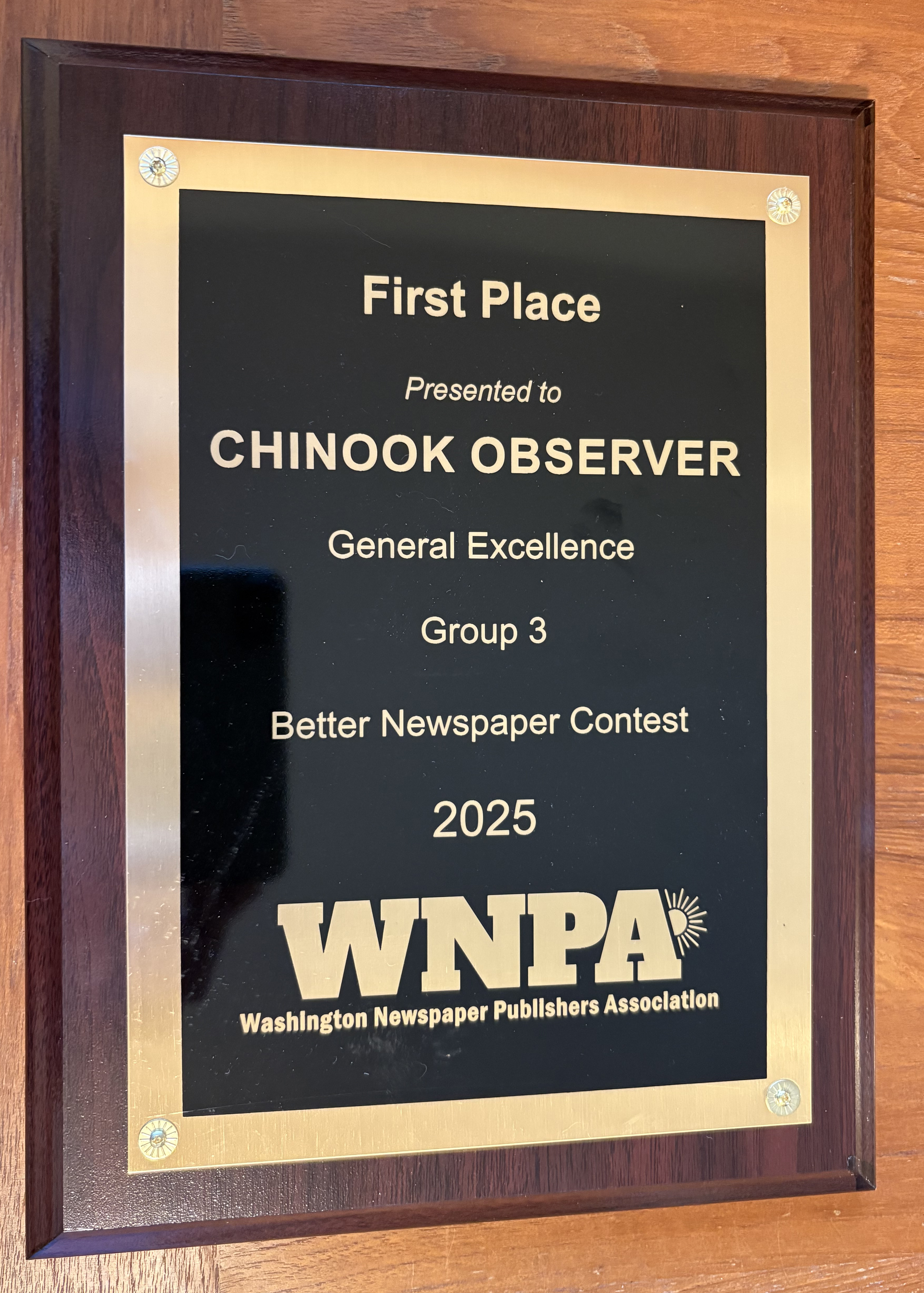 Observer again named one of state’s best newspapers | Chinook Observer